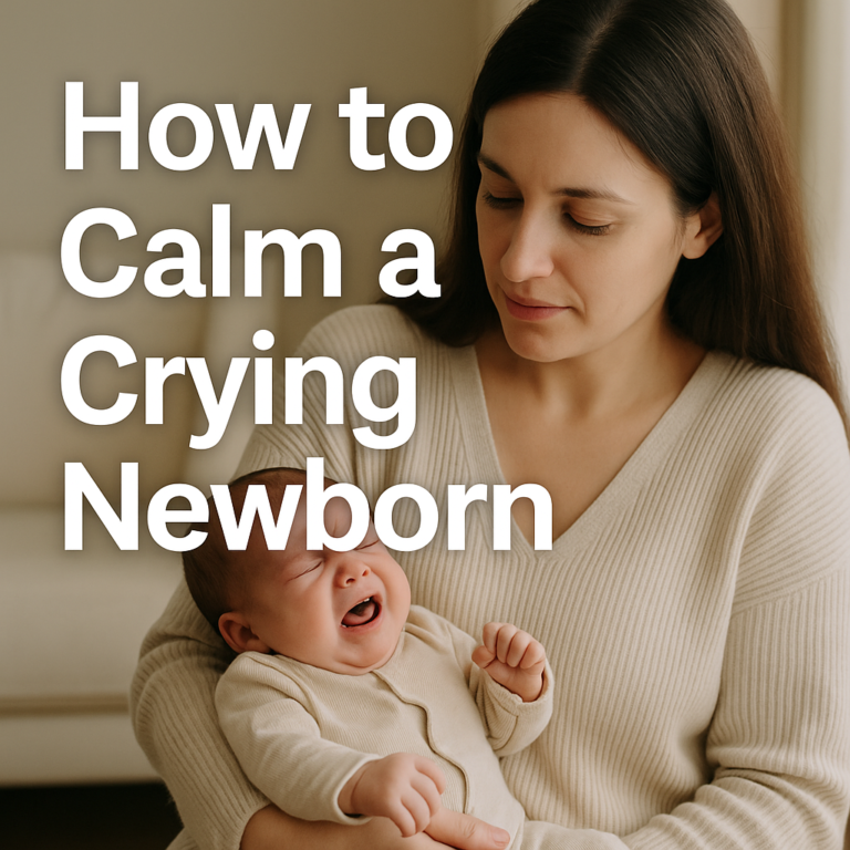 How to Calm a Crying Newborn - Infant Tales-Baby Care Tips & Parenting ...